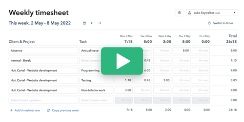 Free Time Tracking for your Projects and Tasks | My Hours