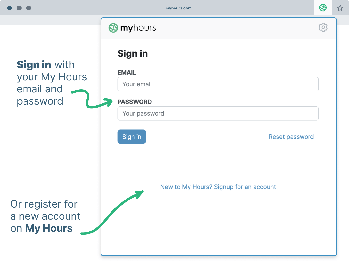 Free Time tracking extension for Chrome, Edge, Firefox, Safari