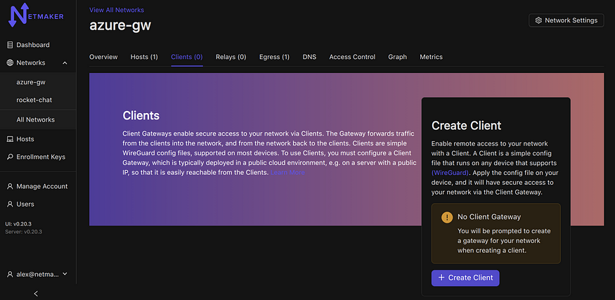 Remote Access VPN to Azure