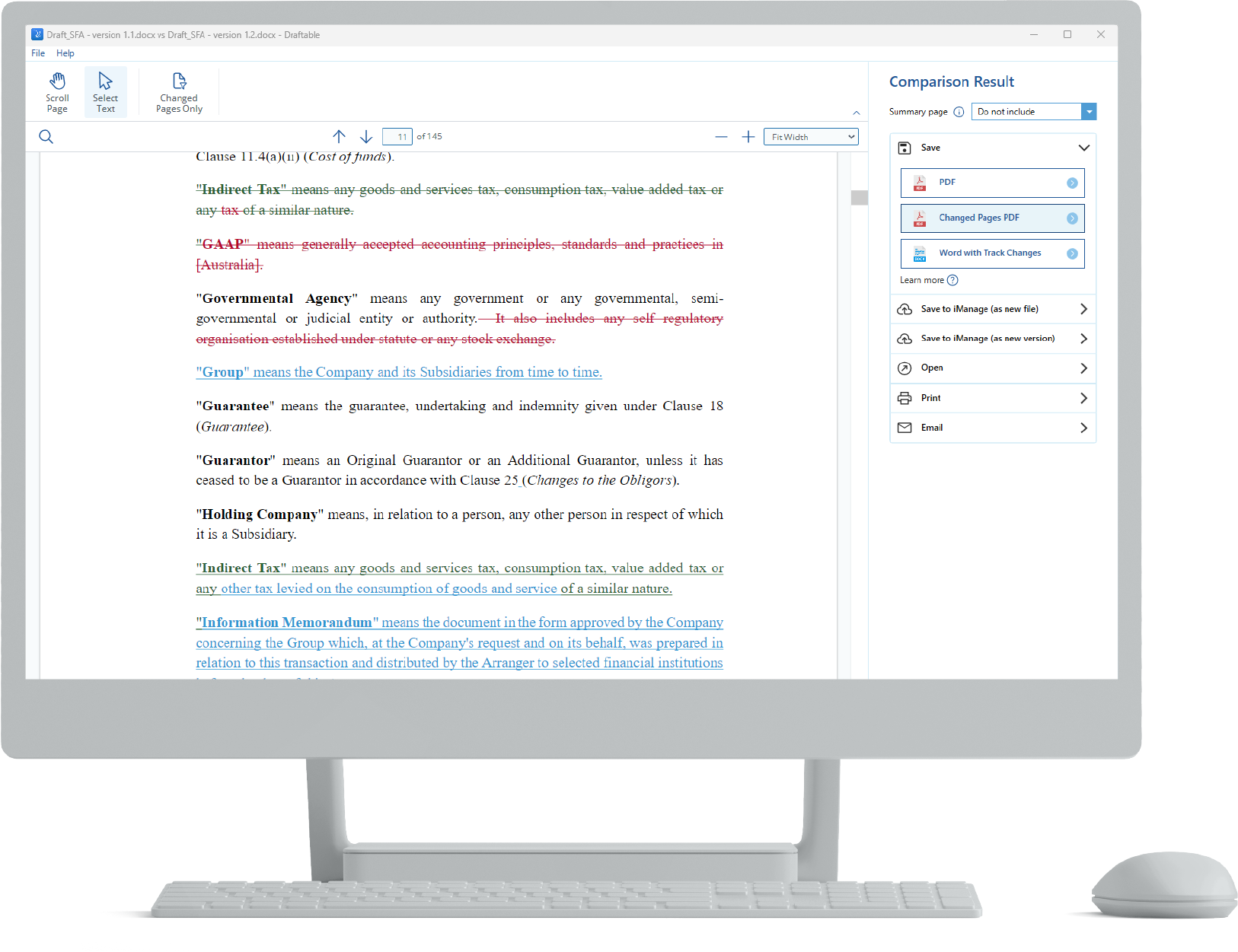 Download Draftable Legal - Comparison Software for Legal Teams
