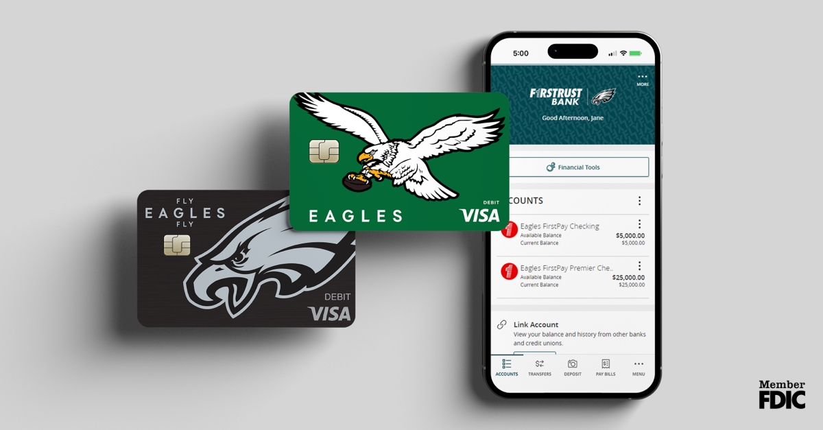 Philadelphia Eagles Checking Accounts | Firstrust Bank