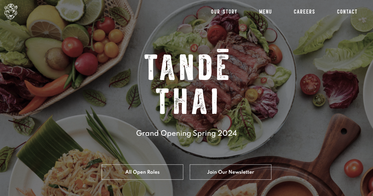 Tande Thai - Eating Well is Our Gift to You.