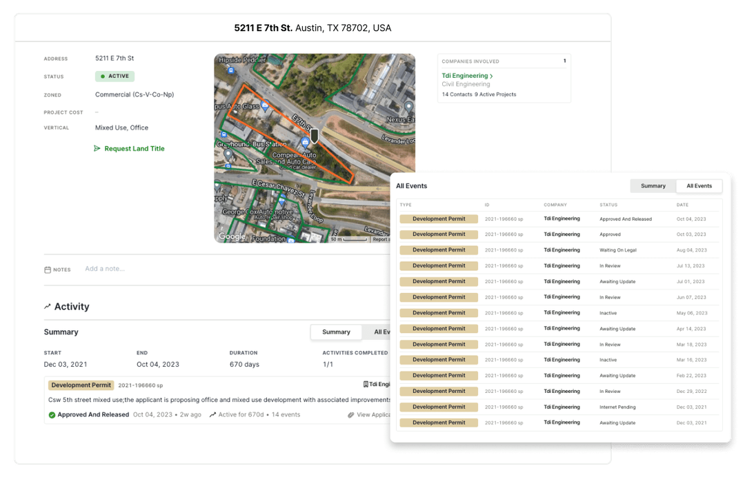 Mercator AI: Lead generation platform for early construction projects