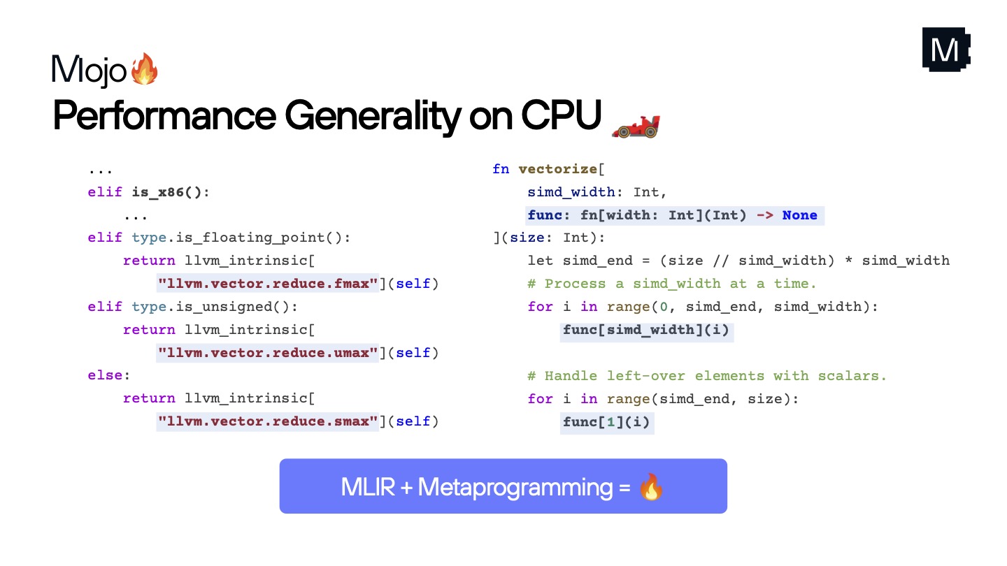 Modular: Mojo 🔥 lightning talk ⚡️ one language for all AI programming!