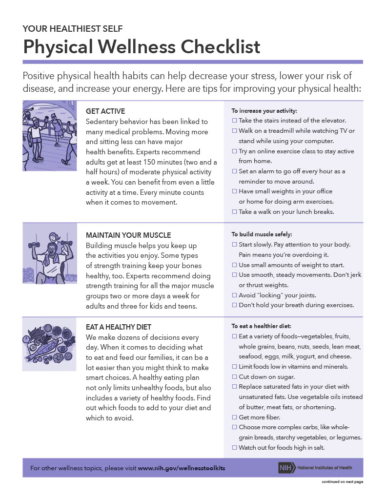 Physical Wellness Toolkit - Myers Group Wellness