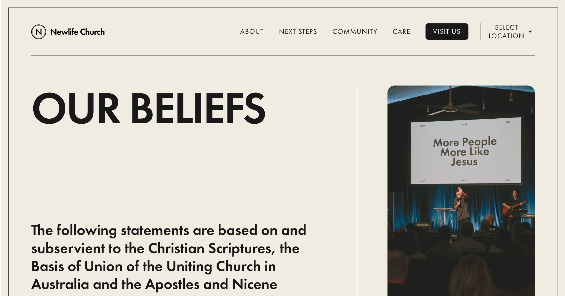 Beliefs | Newlife Church