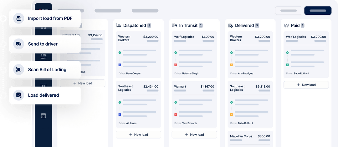 Trucking Dispatch Software | Truckbase