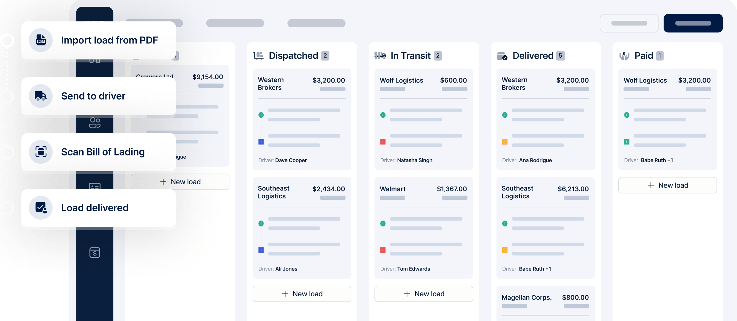 Trucking Dispatch Software | Truckbase