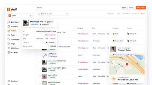Shelf - Open Source Asset Management Software