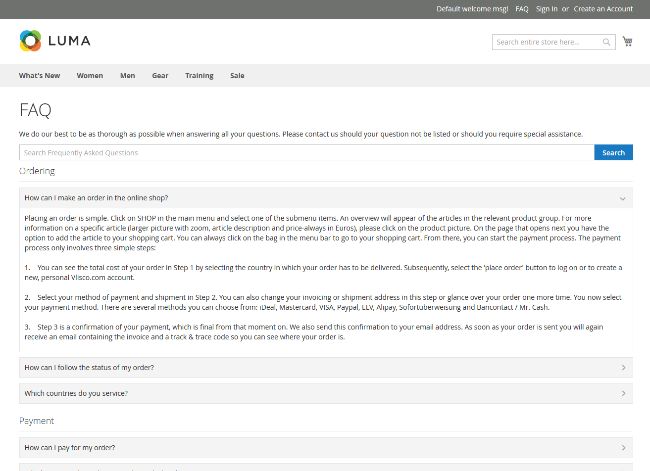 FAQ Magento 2 Extension by Zymion