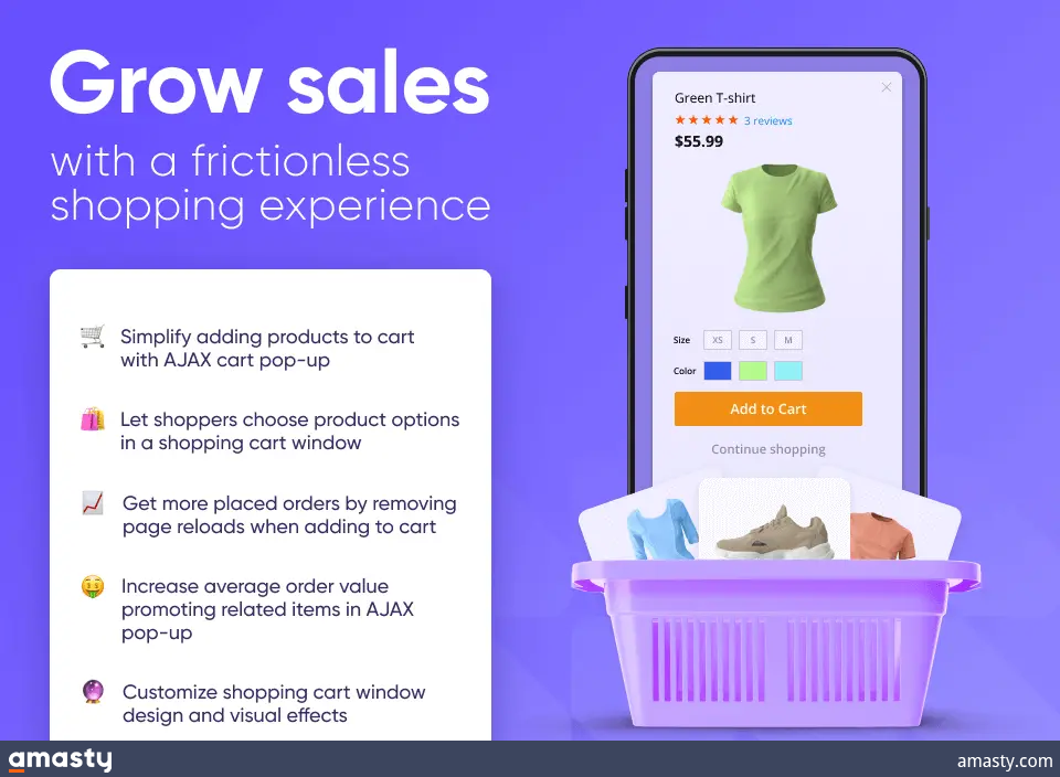 AJAX Cart Magento 2 Extension by Amasty