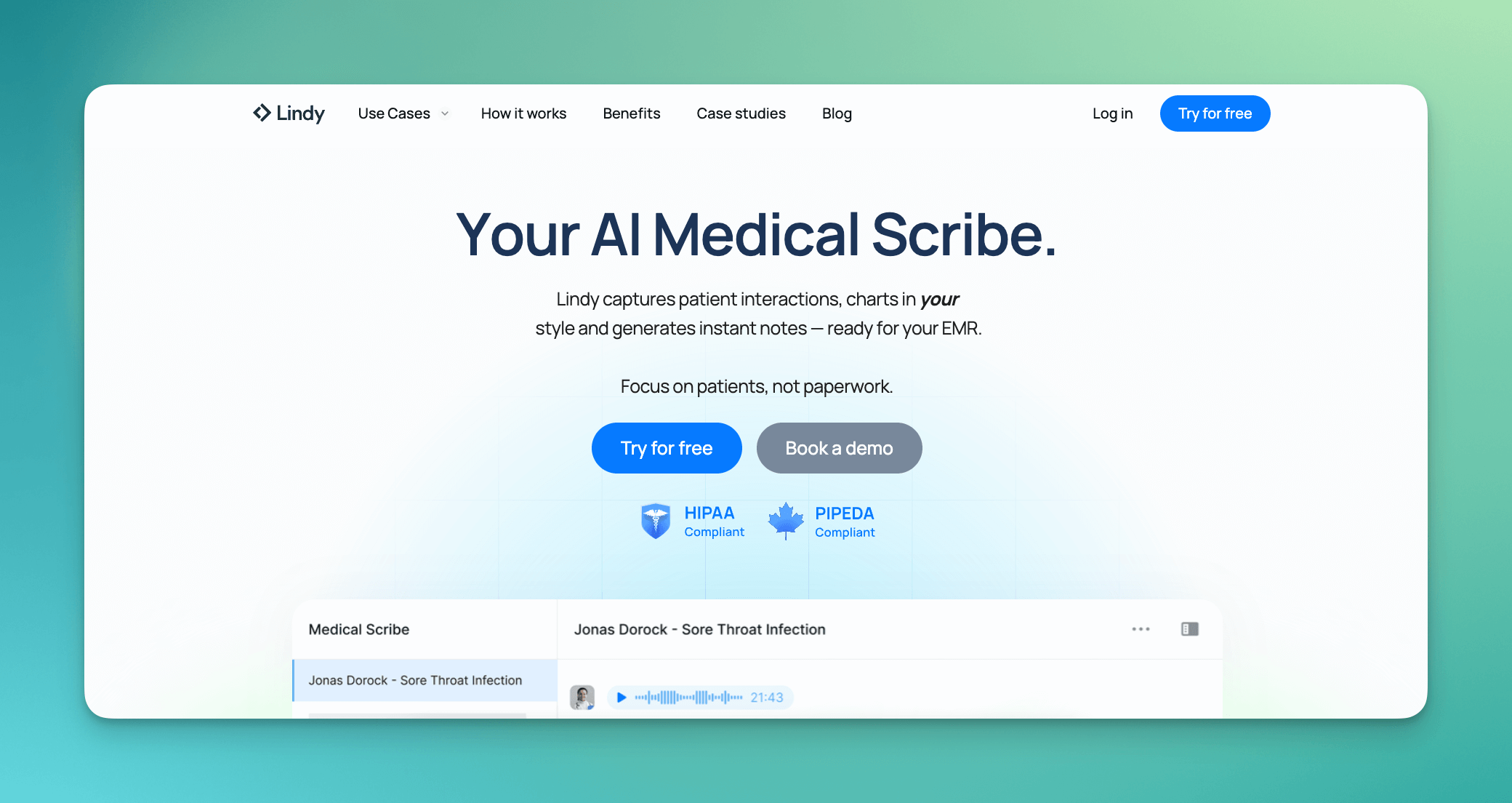 The 5 Best HIPAA-Compliant AI Medical Dictation Tools | Lindy