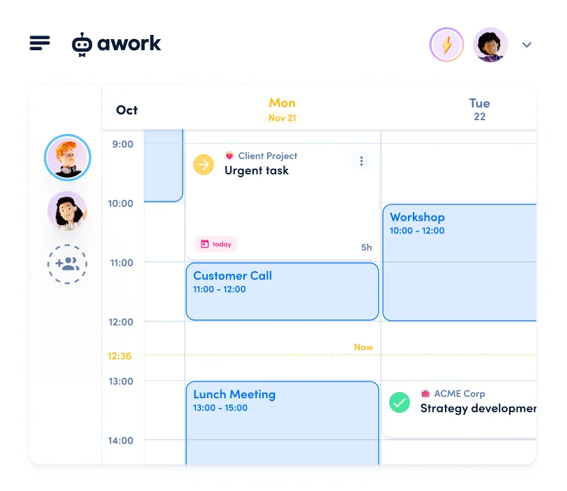 awork: Work management for agency, consulting & tech