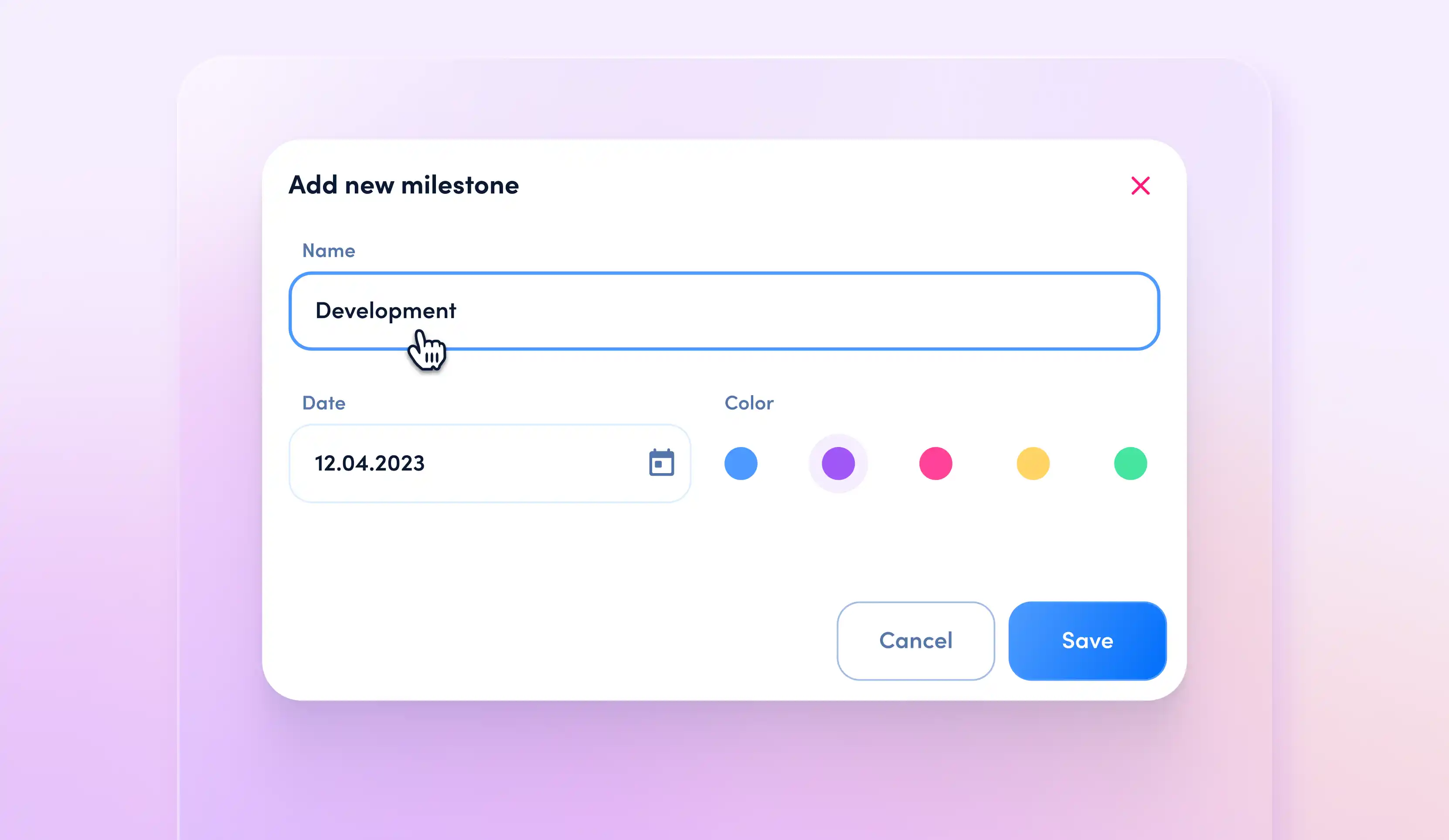 Create a milestone plan: benefits & step by step description