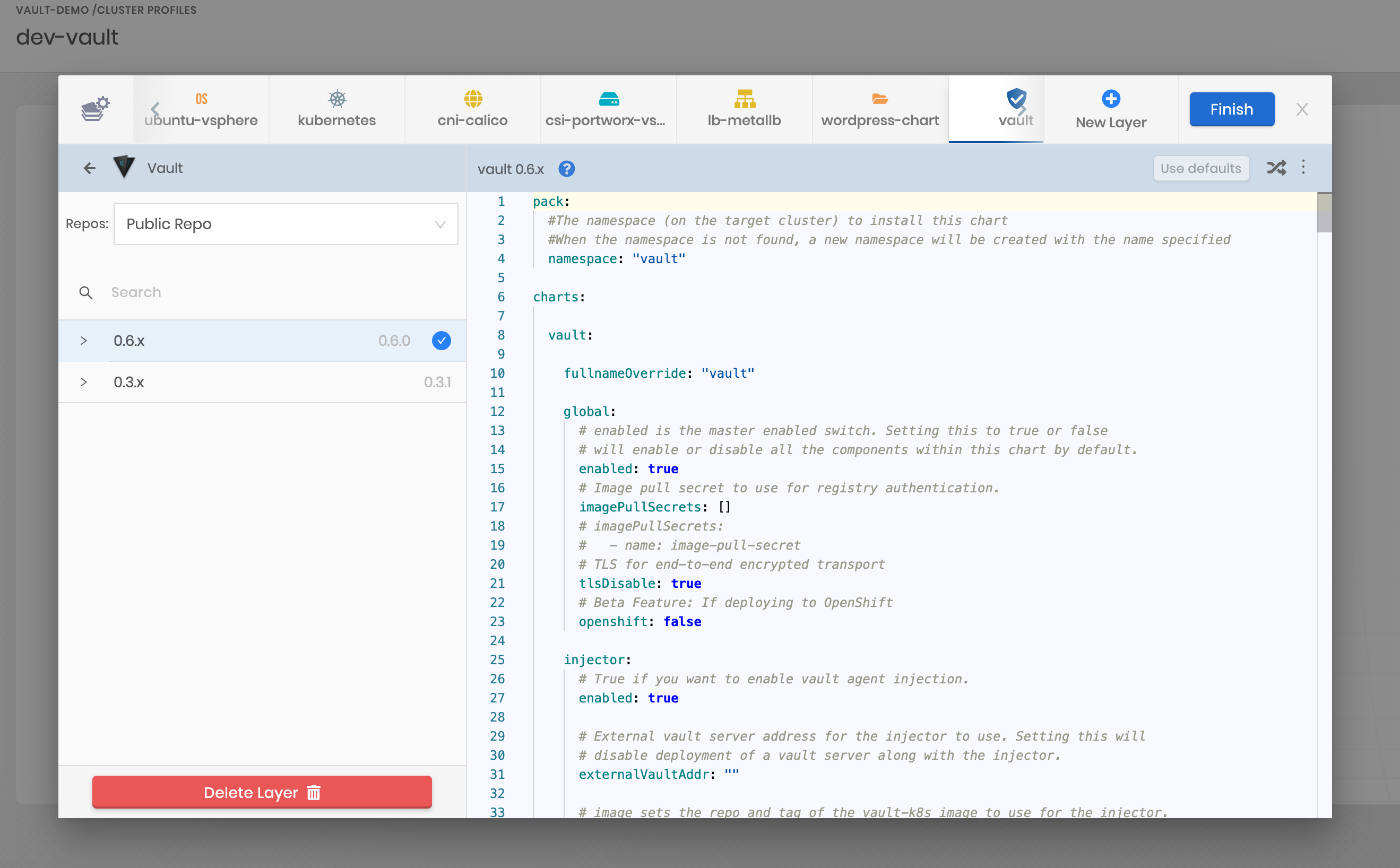 Hashicorp Vault integration wth Spectro Cloud kubernetes management ...