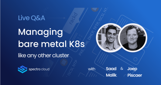 Managing bare metal K8s like any other cluster - Spectro Cloud