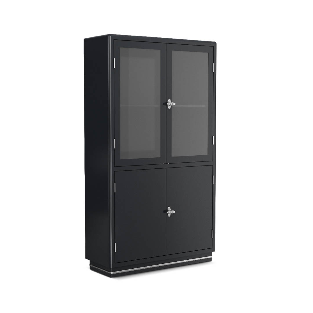 Metal and Glass Contemporary SB 424-2 Cabinet | HasModern