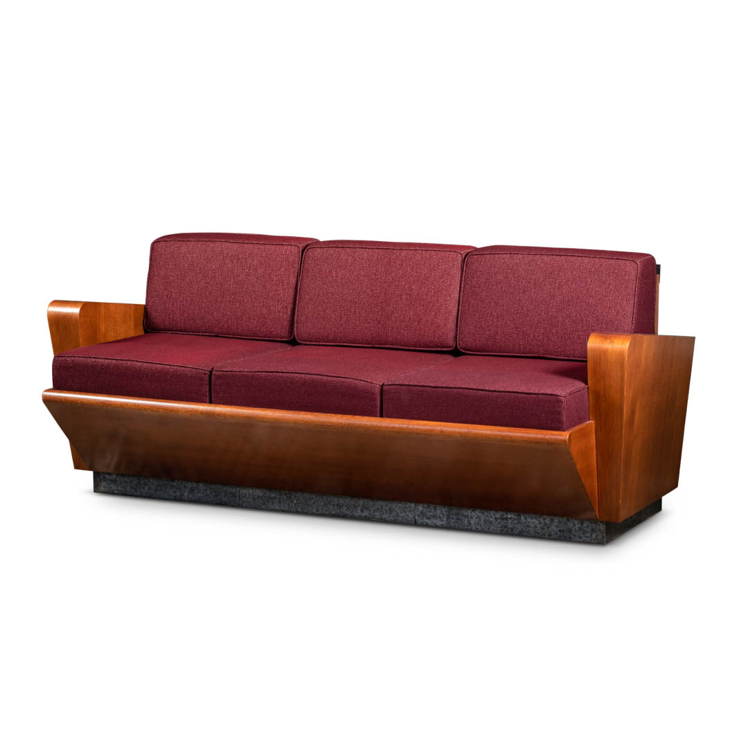 Upholstered Wood Functionalist Sofa with Storage Space | HasModern