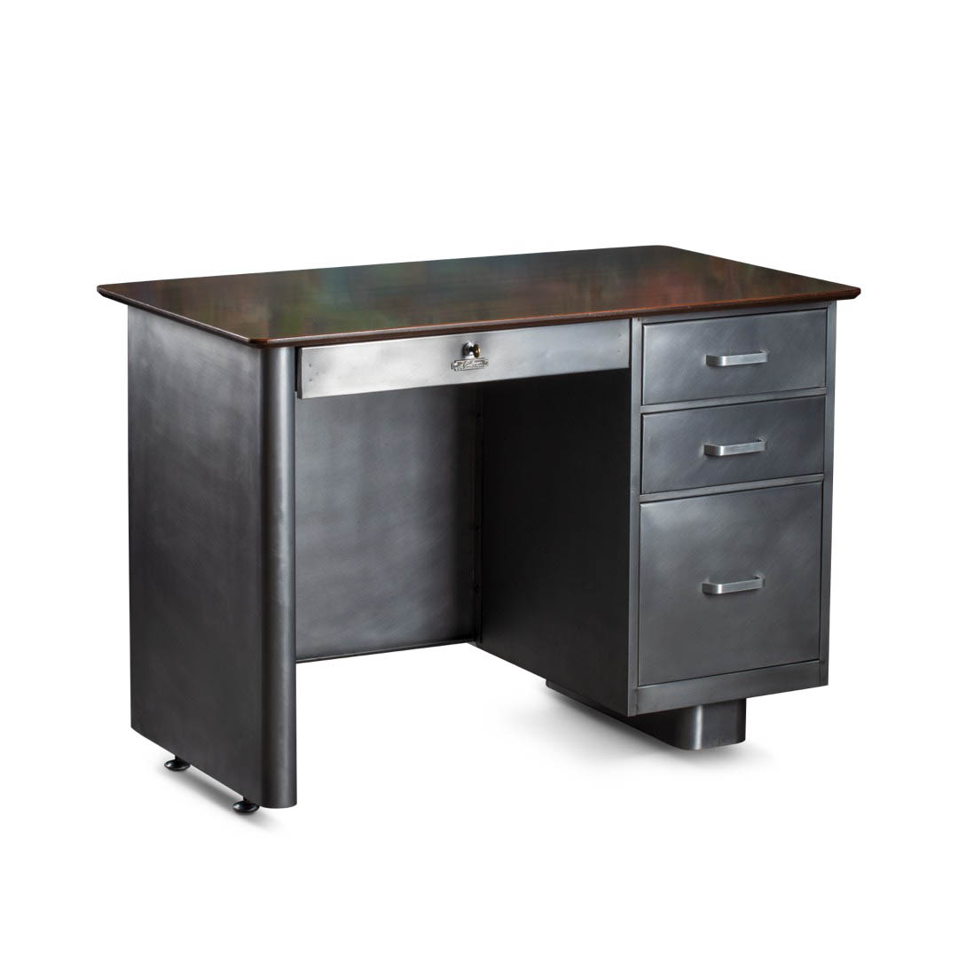 Metal Mid-Century Challenger Junior Desk by Steel Products | HasModern