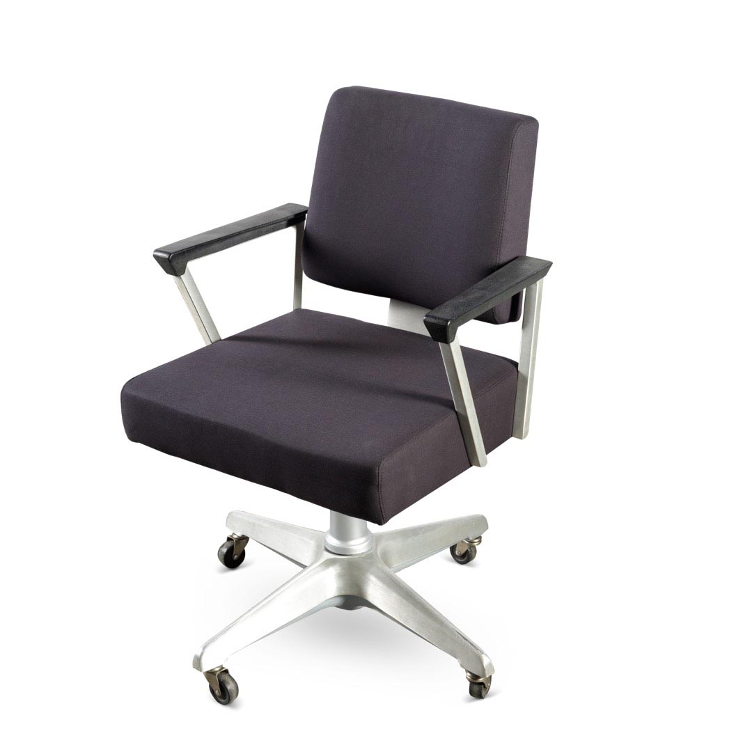 Metal Upholstered Mid-Century McCabe Office Chair, GoodForm | HasModern