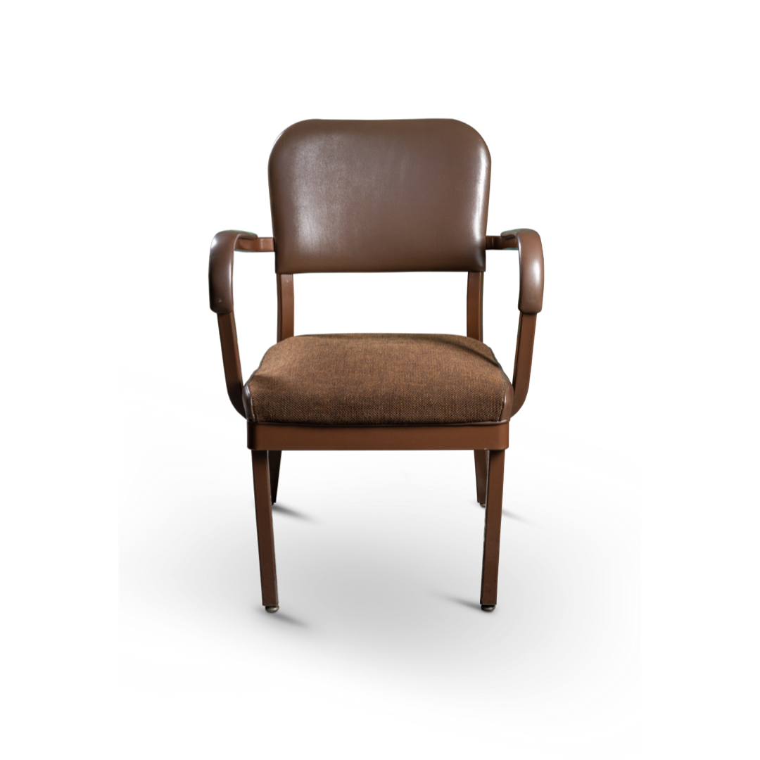 Sada křesel Tanker od All Steel Inc v mid-century stylu s čalouněním ...