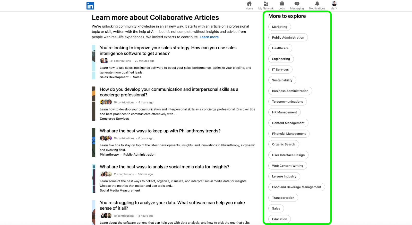 How to Get a LinkedIn Community Top Voice Badge