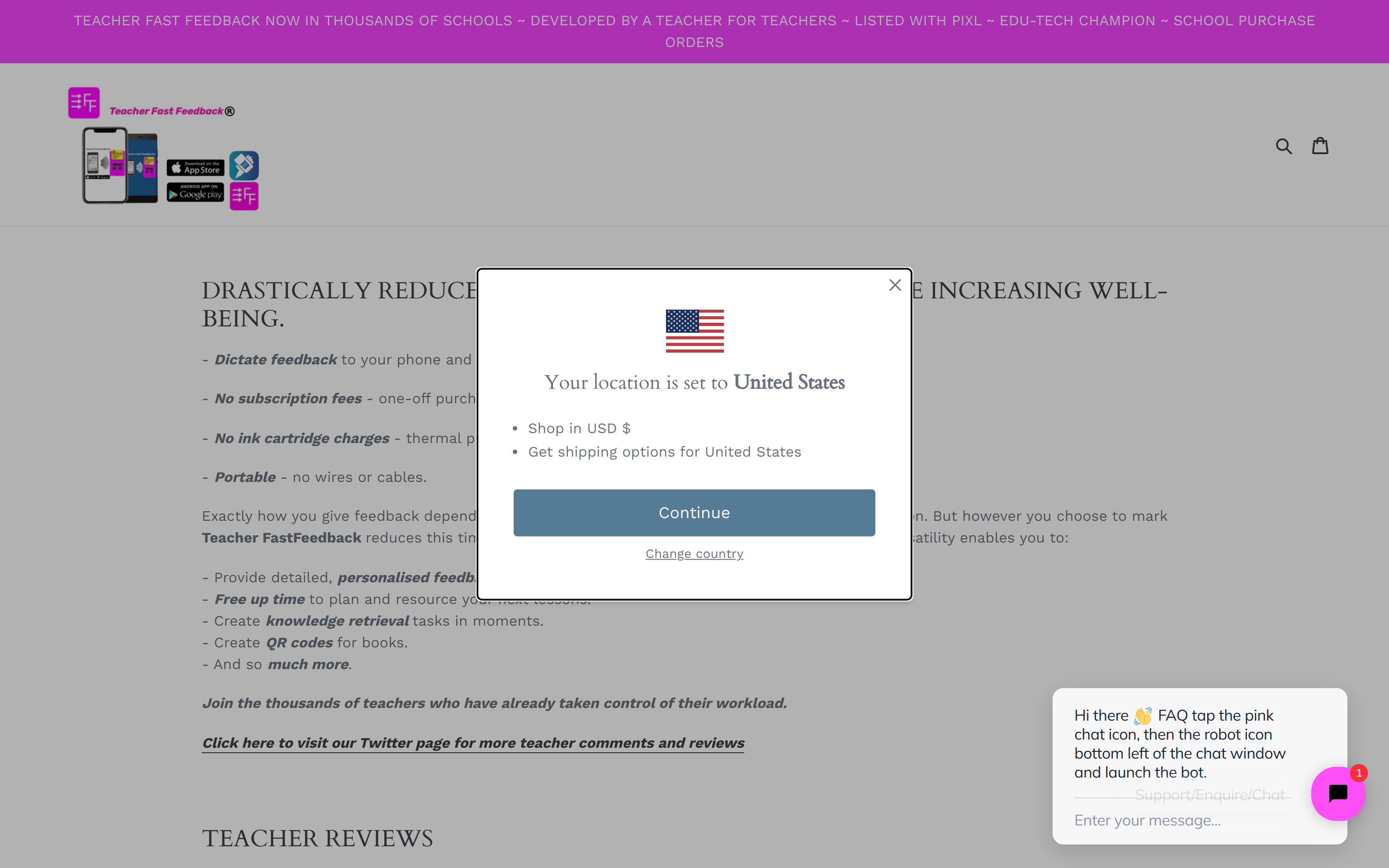 Teacher Fast Feedback, review by Headteacherchat