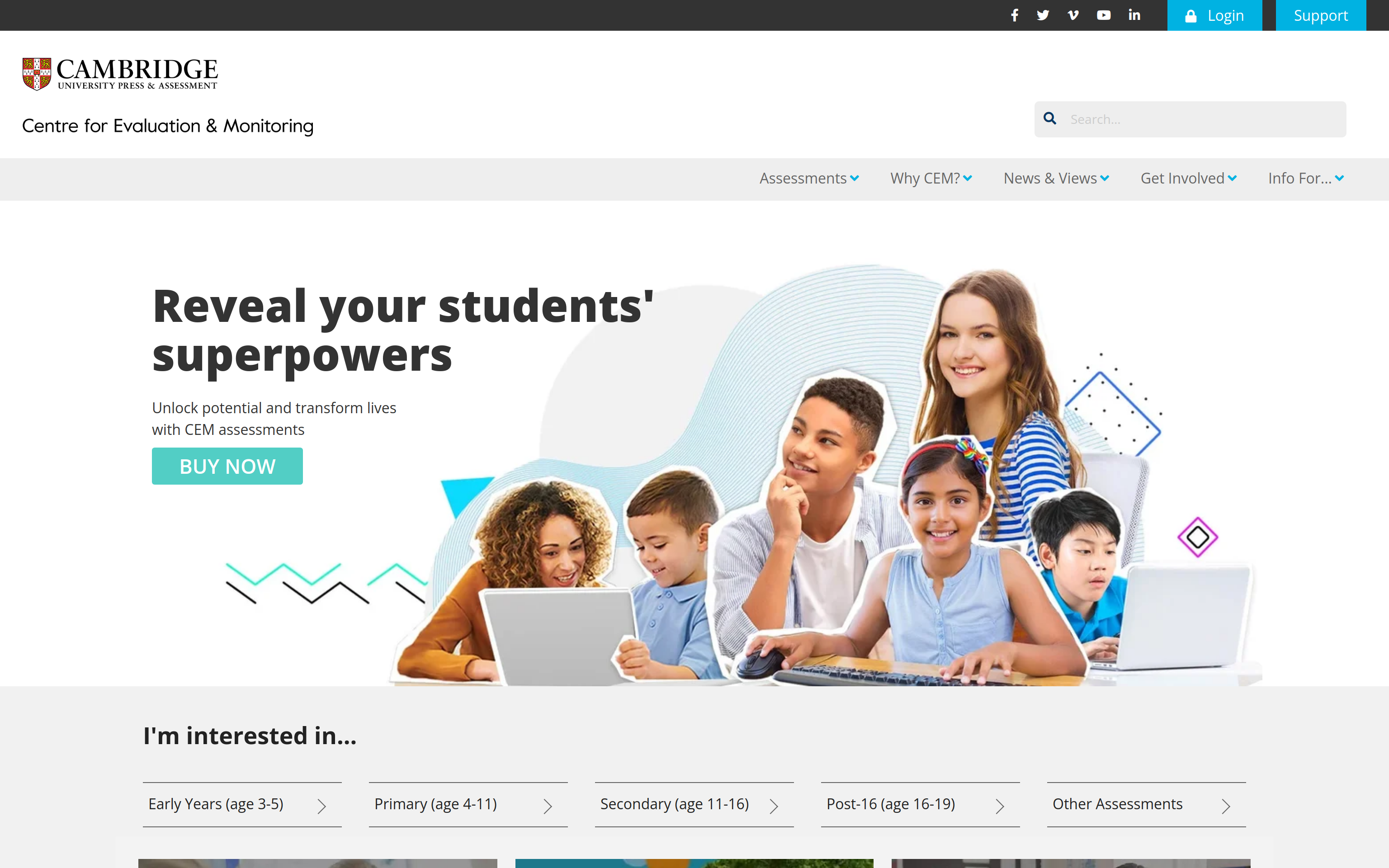 Cambridge Centre for Evaluation and Monitoring (CEM), review by ...