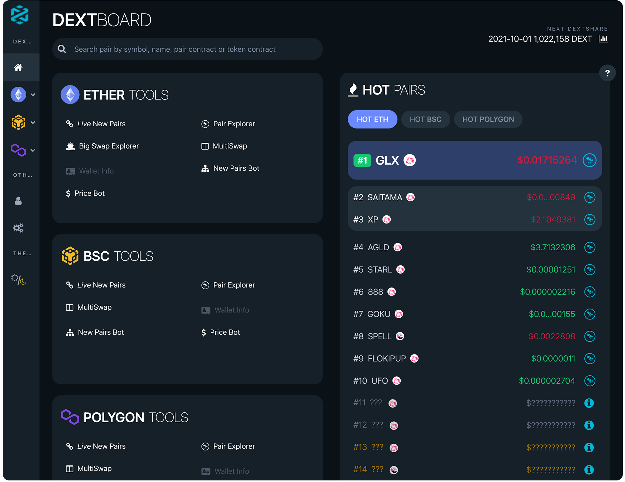 App spotlight: DEXTools