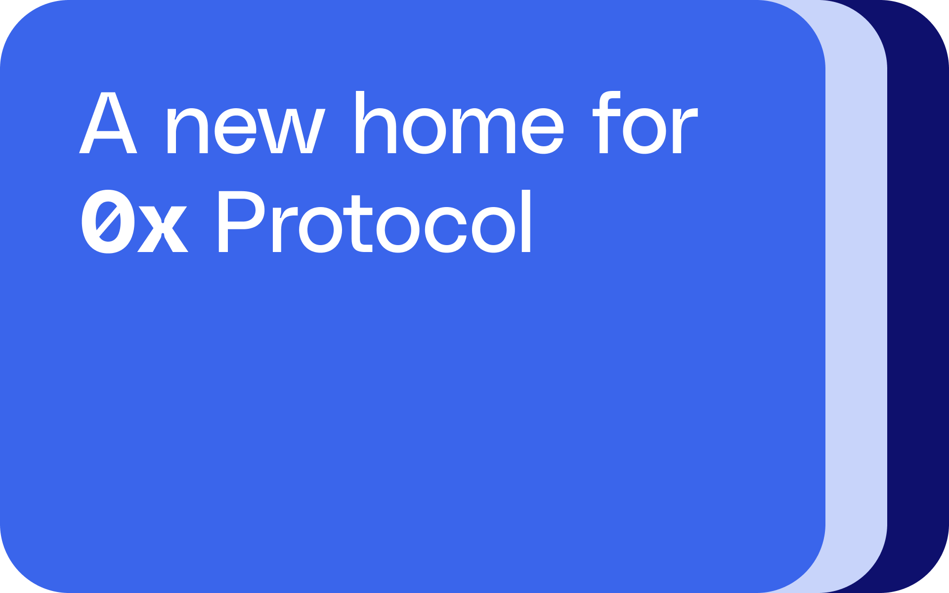 A new home for 0x Protocol