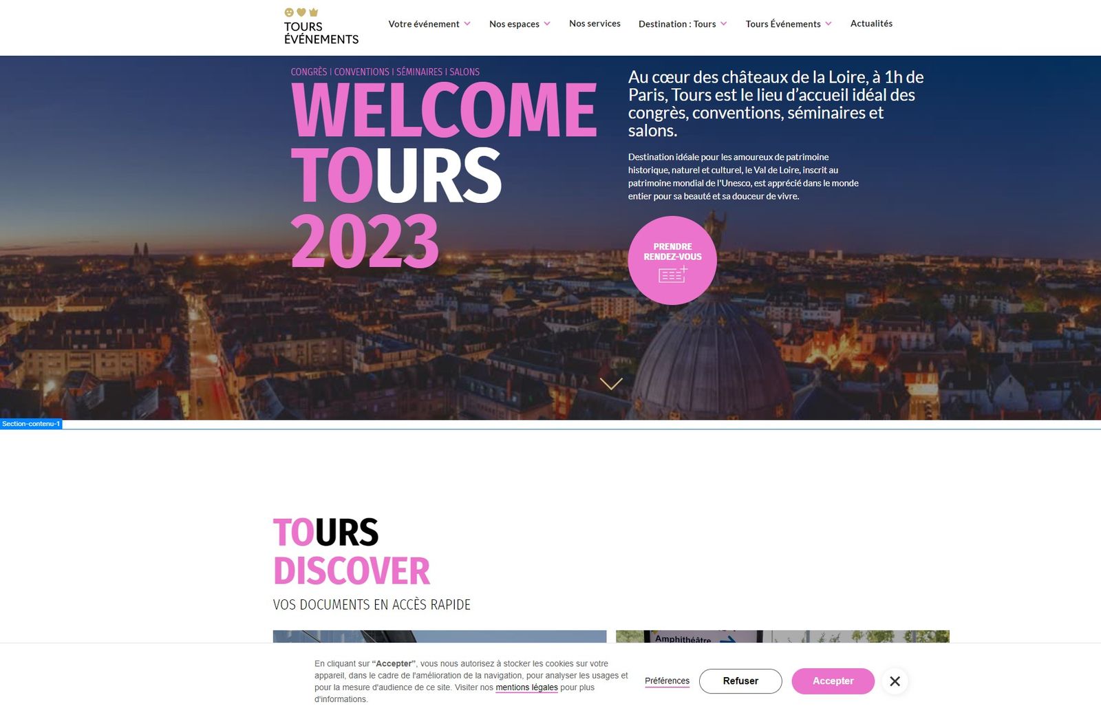 Organisez votre événement à Tours | Tours Evénements