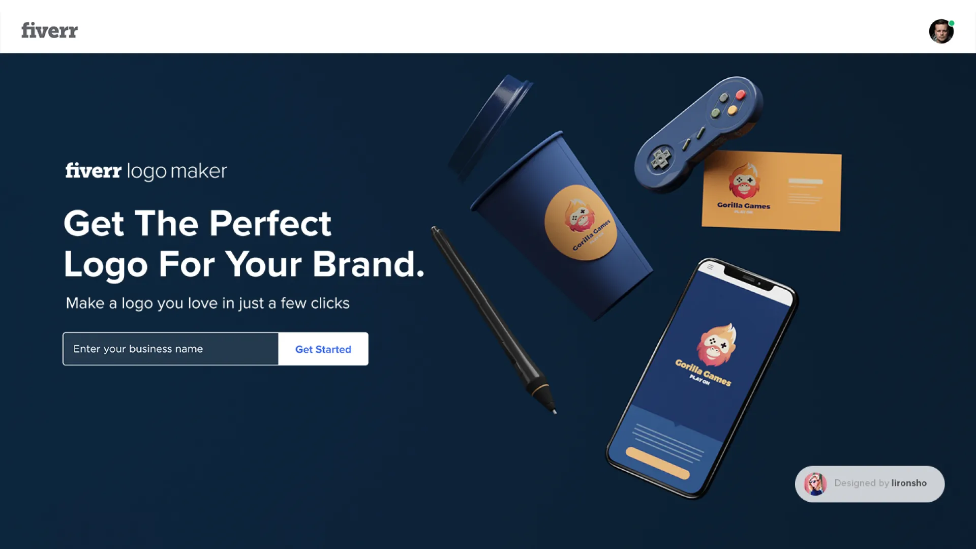 fiverr website visuals