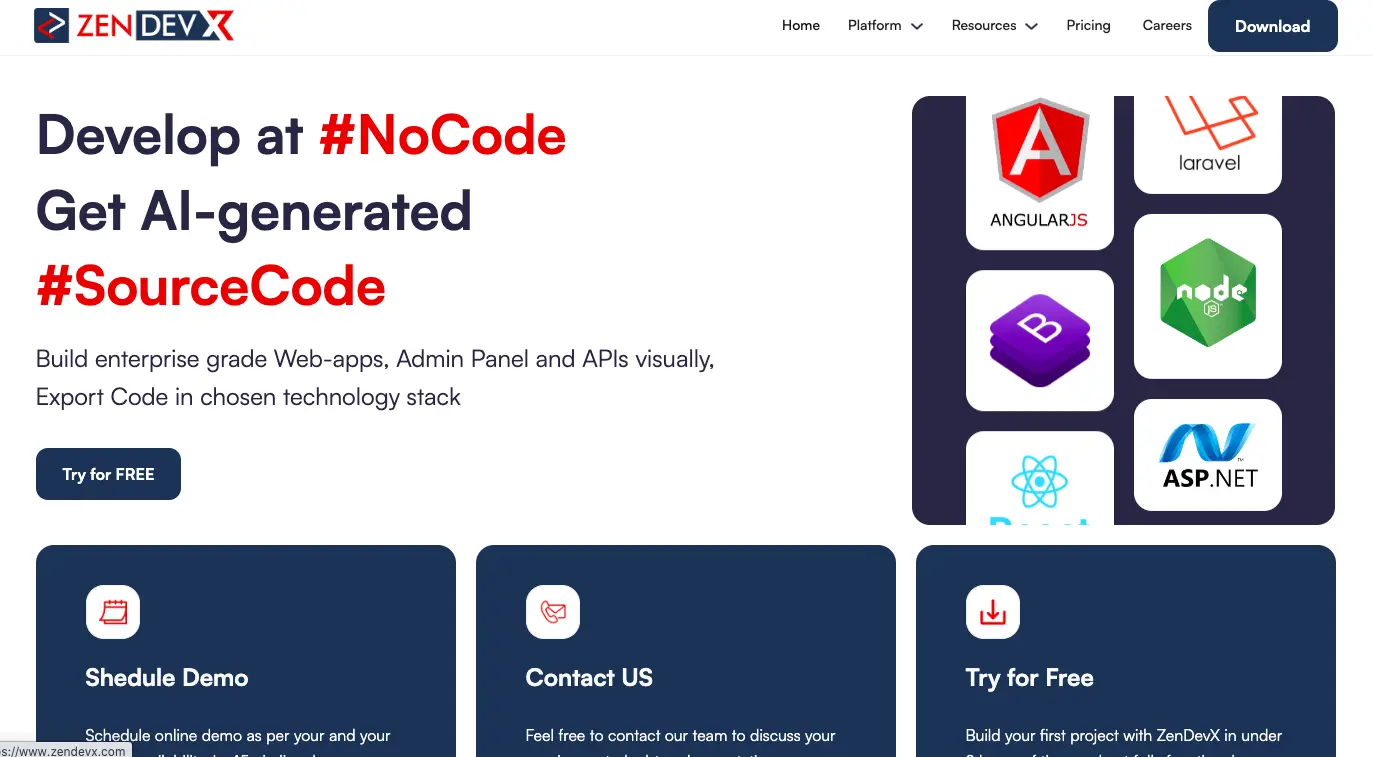 NoCode DevTool that allow to Export Code