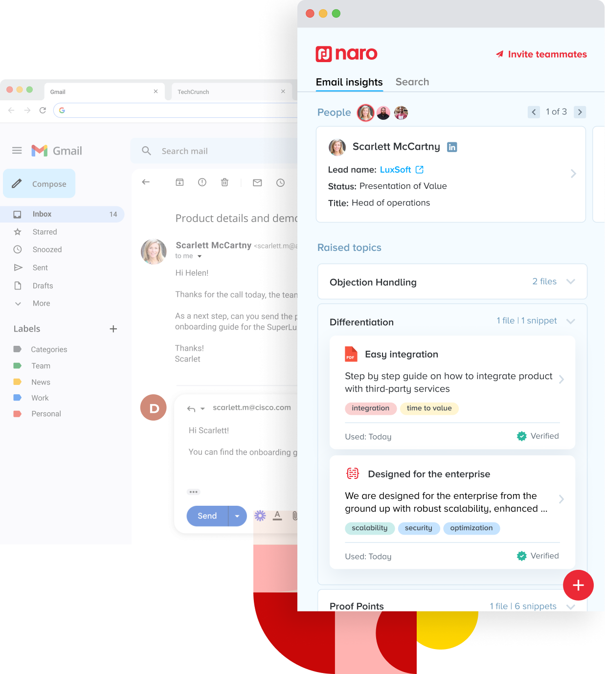 Naro - Sales content and knowledge management