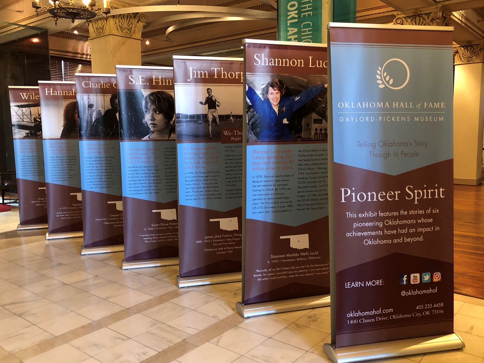 Traveling Exhibits - Oklahoma Hall of Fame