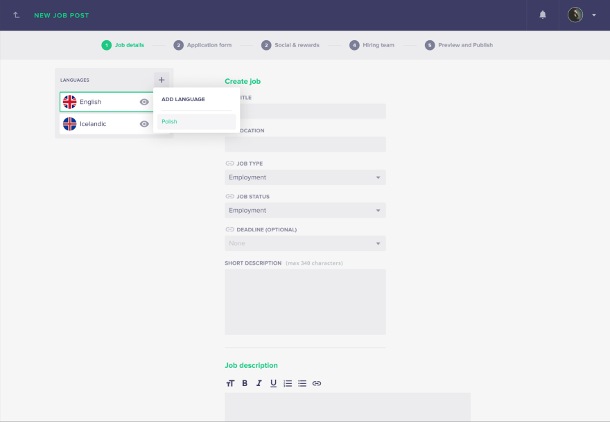 Introducing: Job posts in multiple languages - done the right way ...