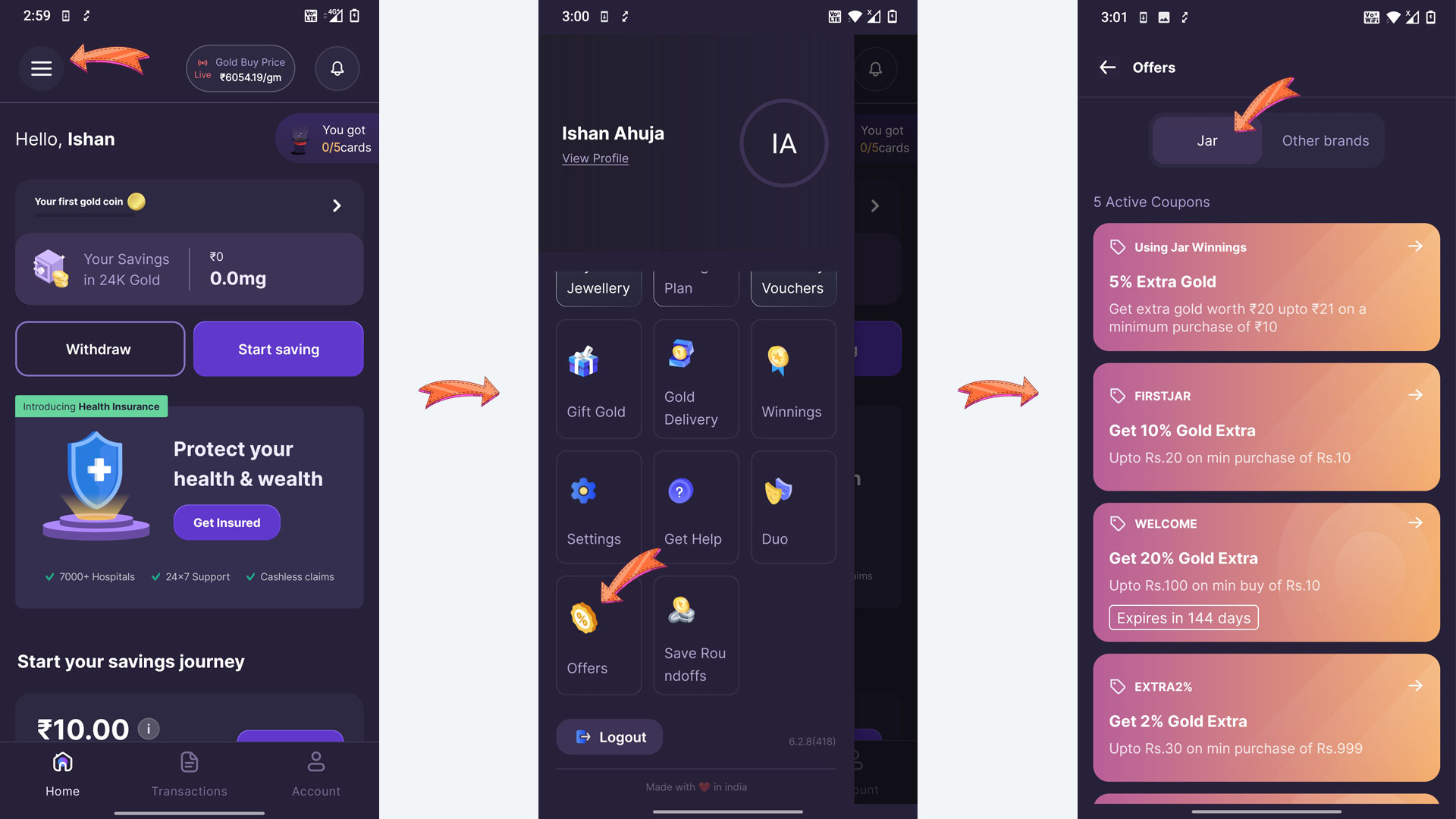 How to Check the Latest Offers on Jar App?