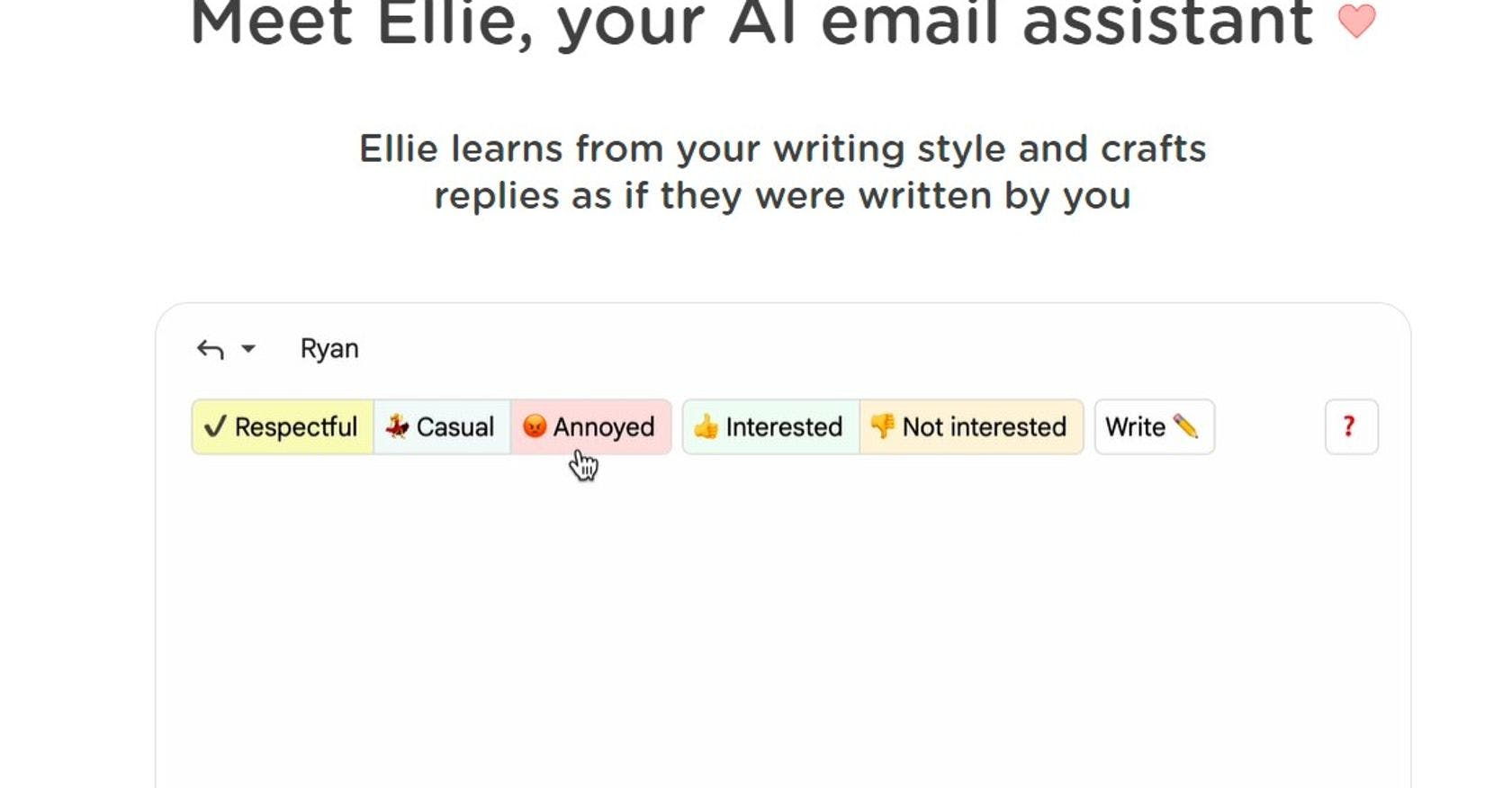 Ellie - Email Assistant | Explore 10,000+ AI Tools