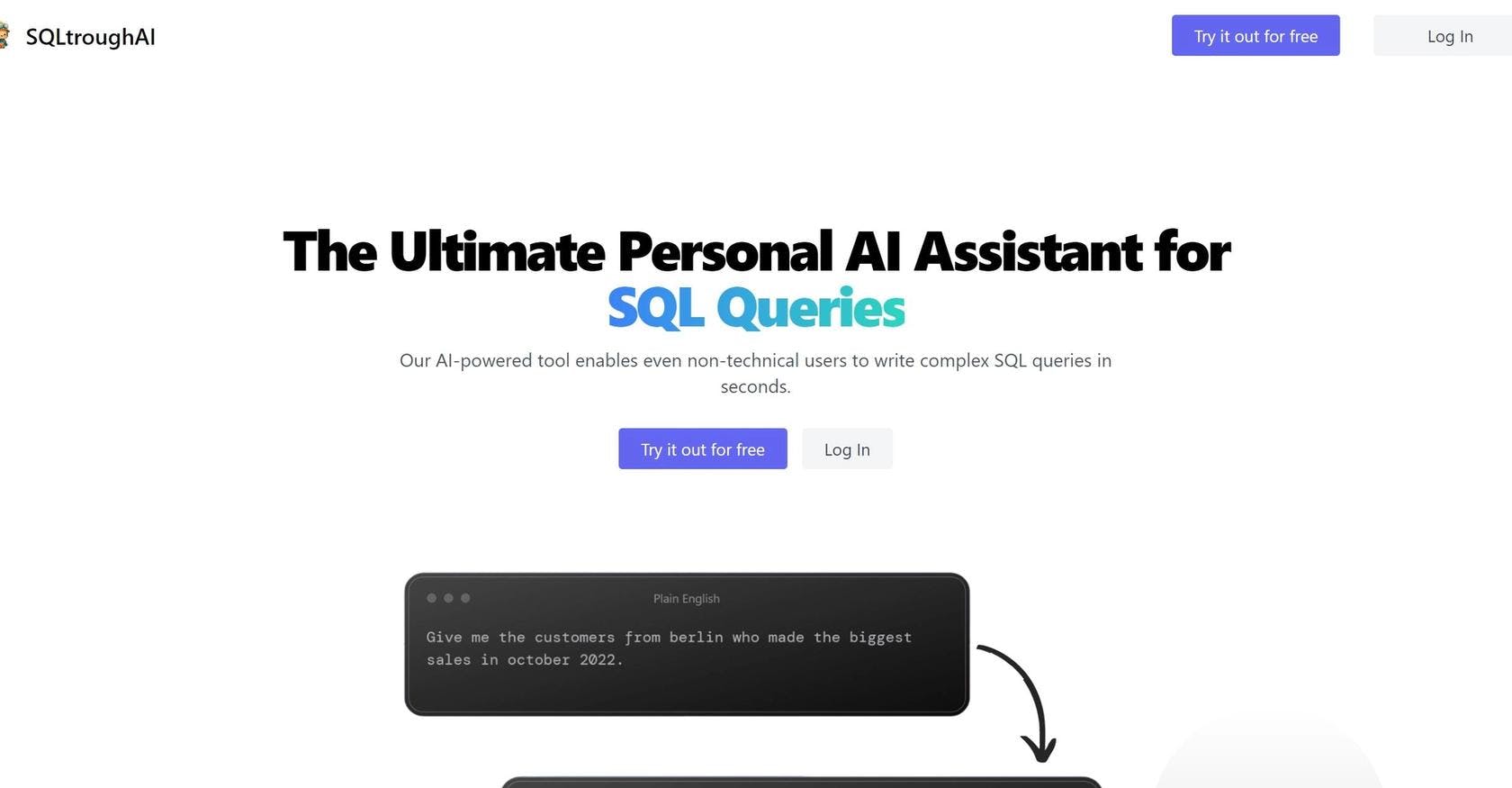 SQLtroughAI - Sql | Explore 10,000+ AI Tools & Explore Best Alternatives