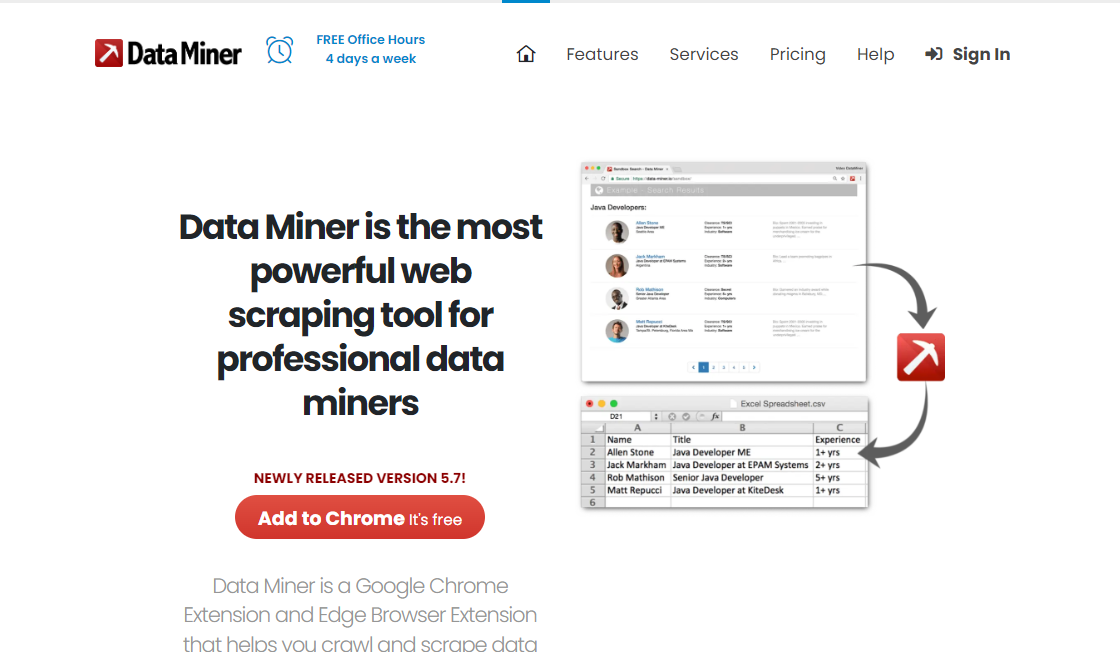 DataMiner.io - Developer Tools | Explore 10,000+ AI Tools & Explore Best Alternatives