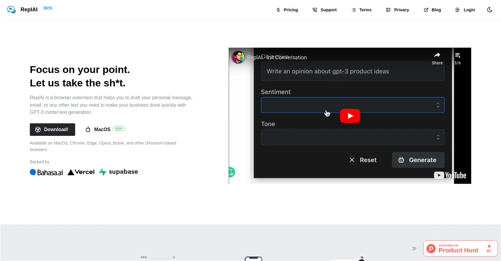 ReplAI - Email Assistant | Explore 10,000+ AI Tools & Explore Best ...
