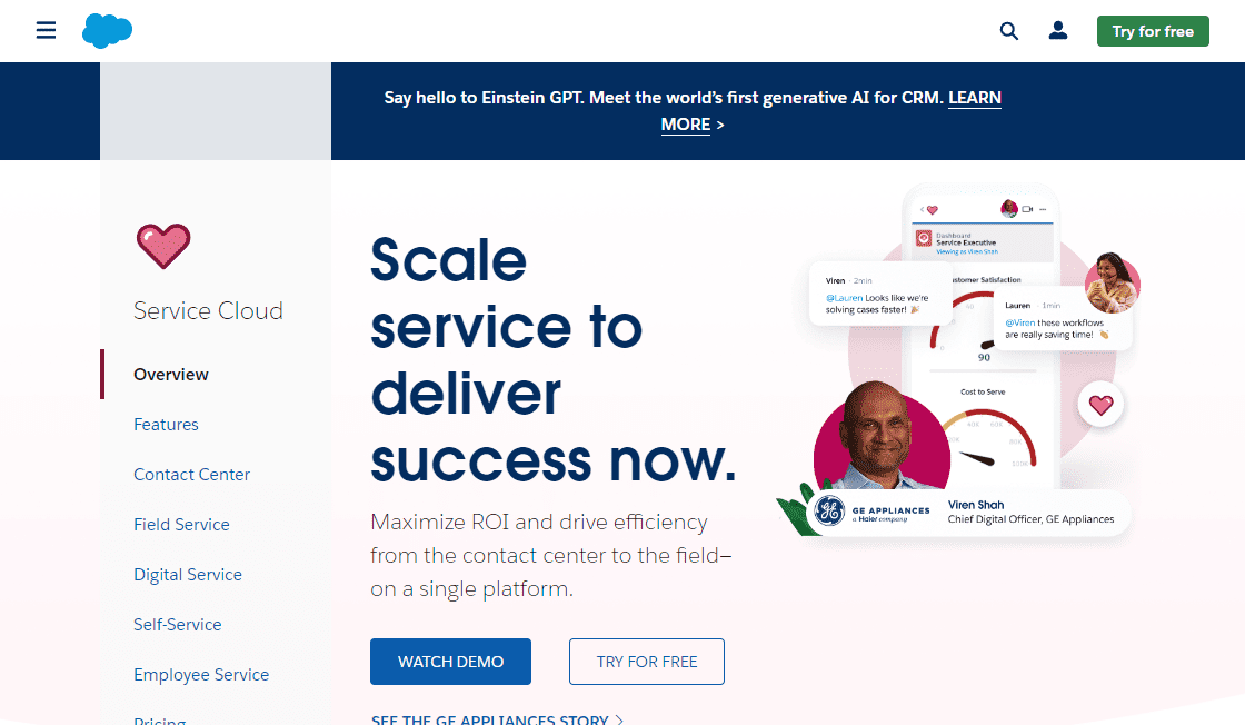 Salesforce Service Cloud Customer Support Explore 10 000 Ai Tools