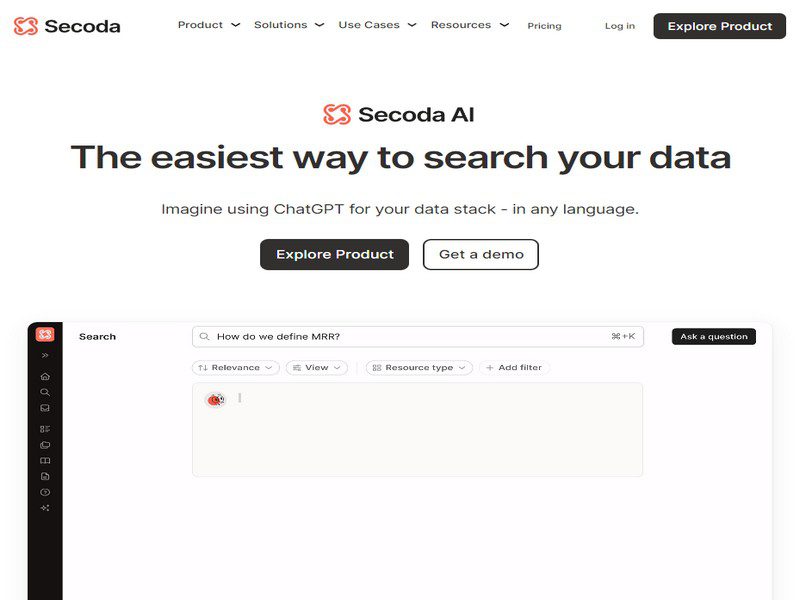 Secoda AI - Data Analytics | Explore 10,000+ AI Tools & Explore Best Alternatives