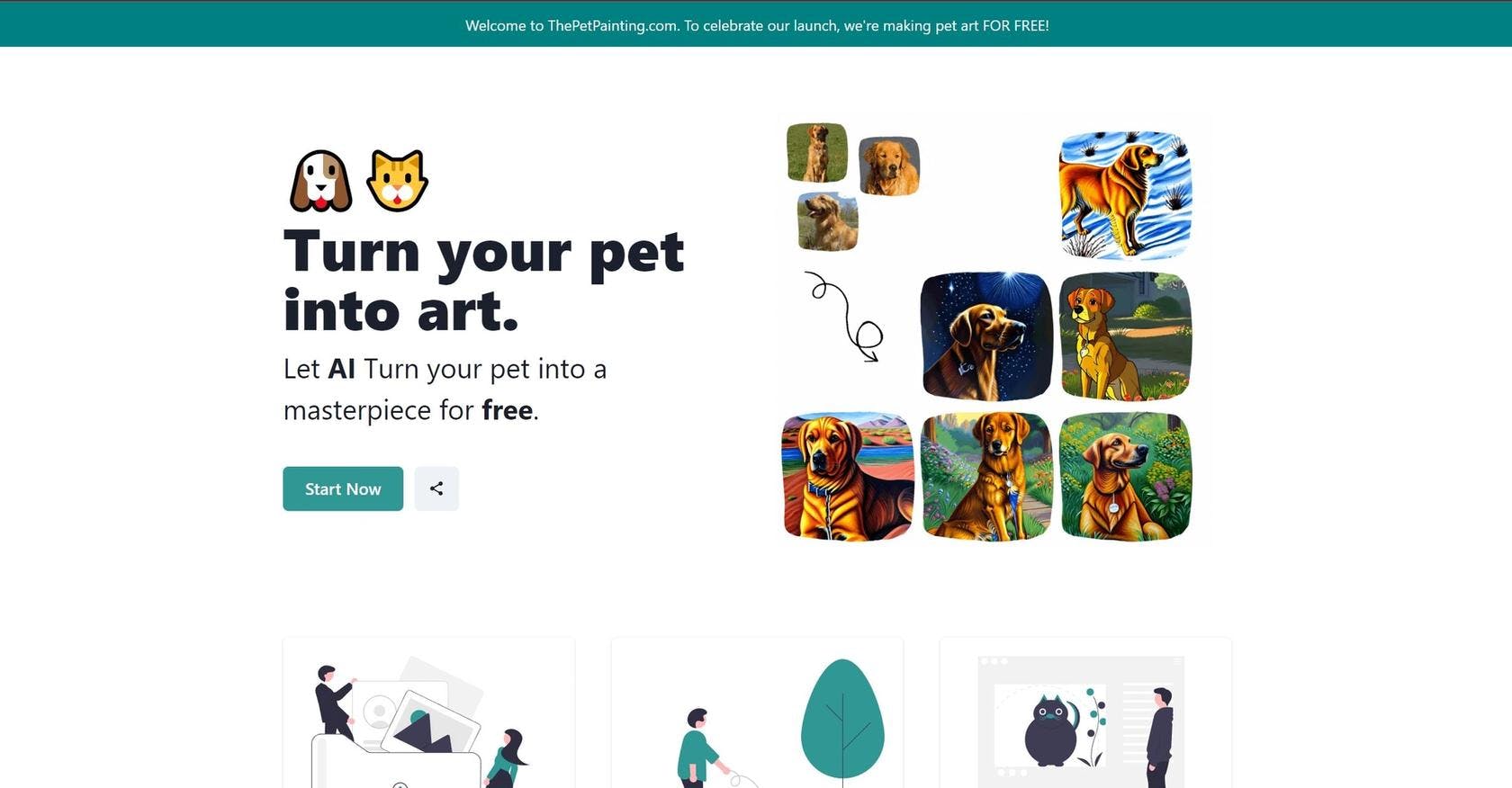 The Pet Painting - Art | Explore 10,000+ AI Tools & Explore Best ...