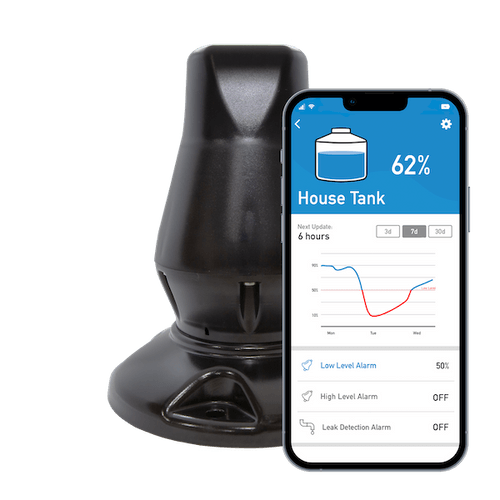 WiFi Water Tank Indicator with Mobile App - HiLo Monitoring
