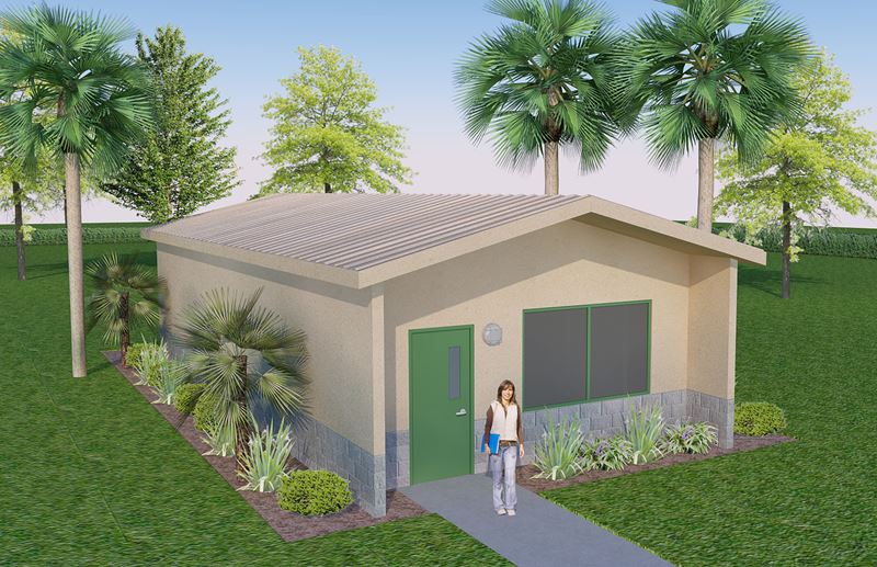 Modular Classrooms: Single Classroom, 20' x 40'