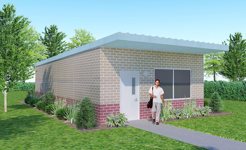 Modular Classrooms: Single Classroom, 20' x 40'