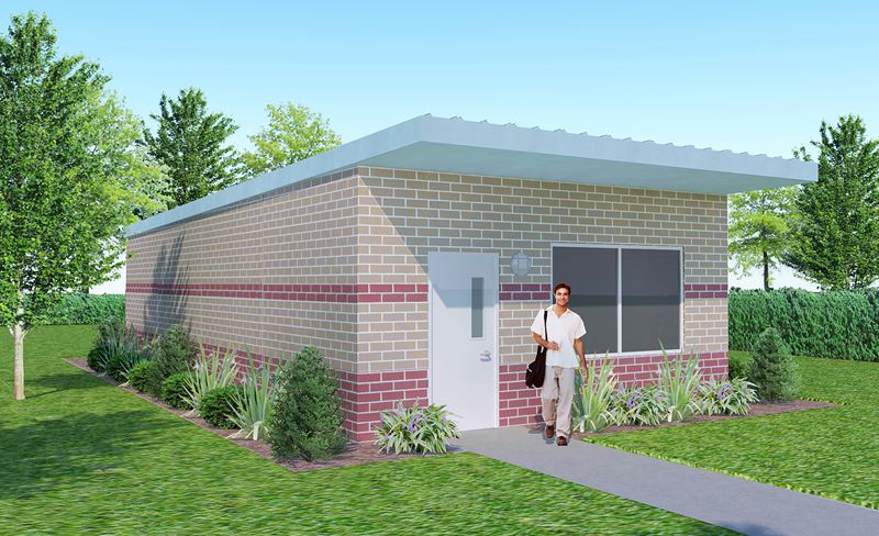 Modular Classrooms: Single Classroom, 20' x 40'