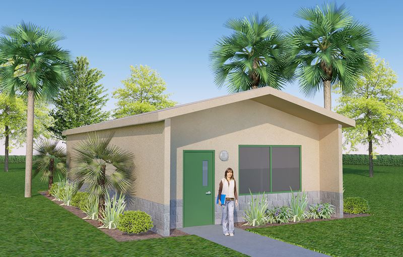 Modular Classrooms: Single Classroom, 20' x 40'