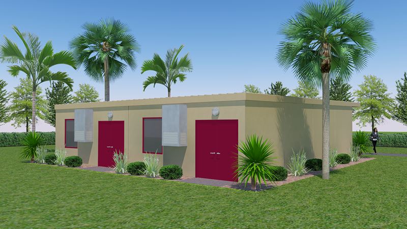 Modular Classrooms: Double Classroom, 24’ x 36’